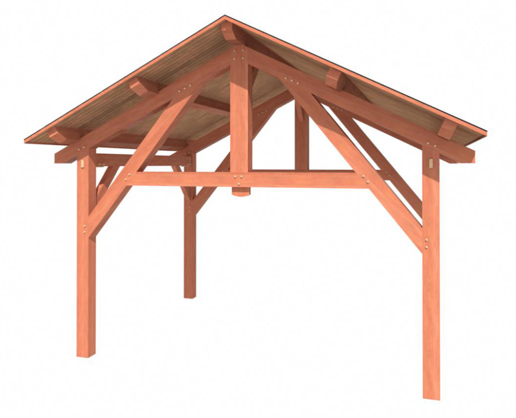 The Cornerstone Timber Frame Barn | Homestead Timber Frames