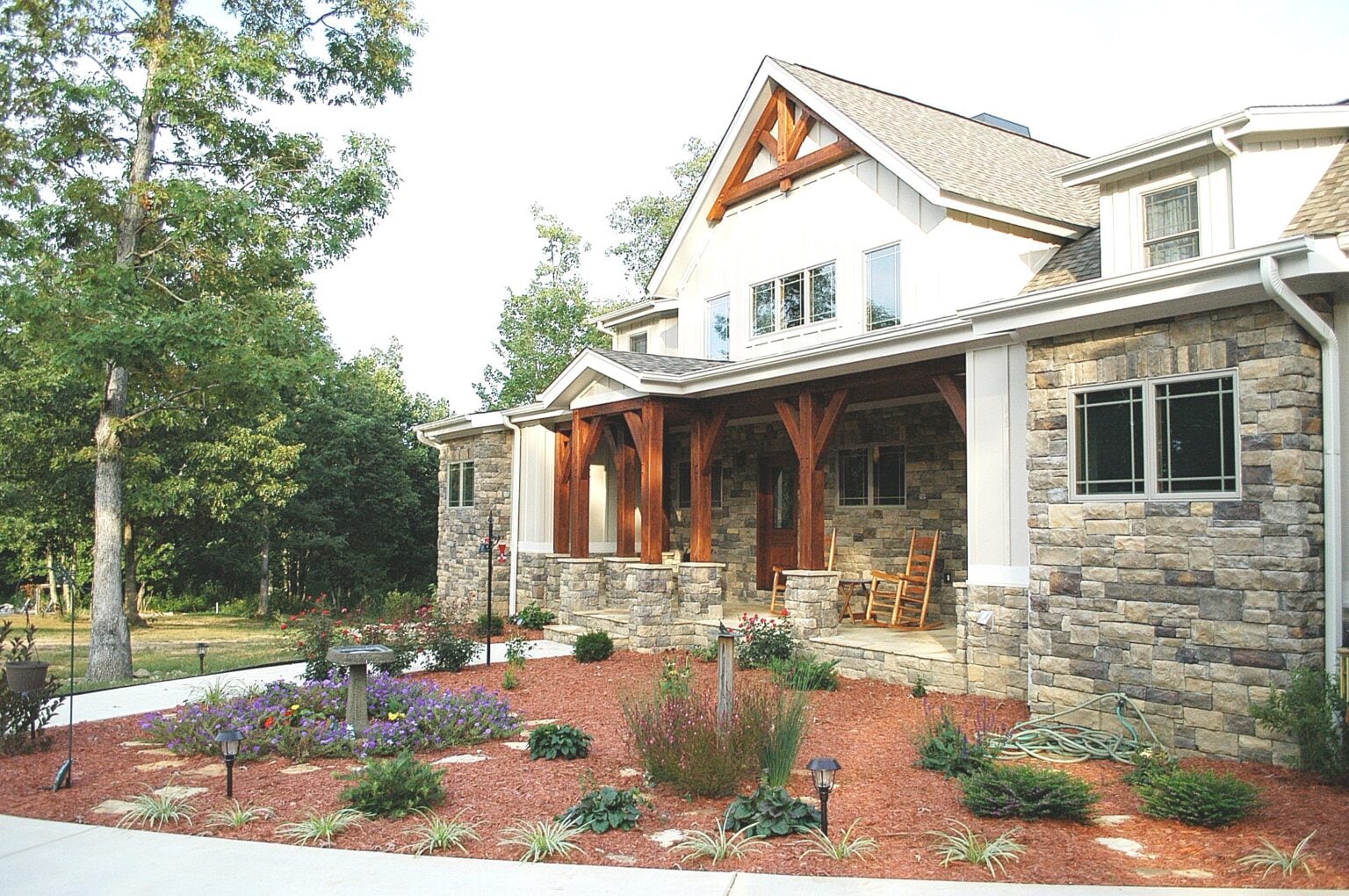Boost Curb Appeal With Decorative Gable Trusses | Homestead Timber Frames