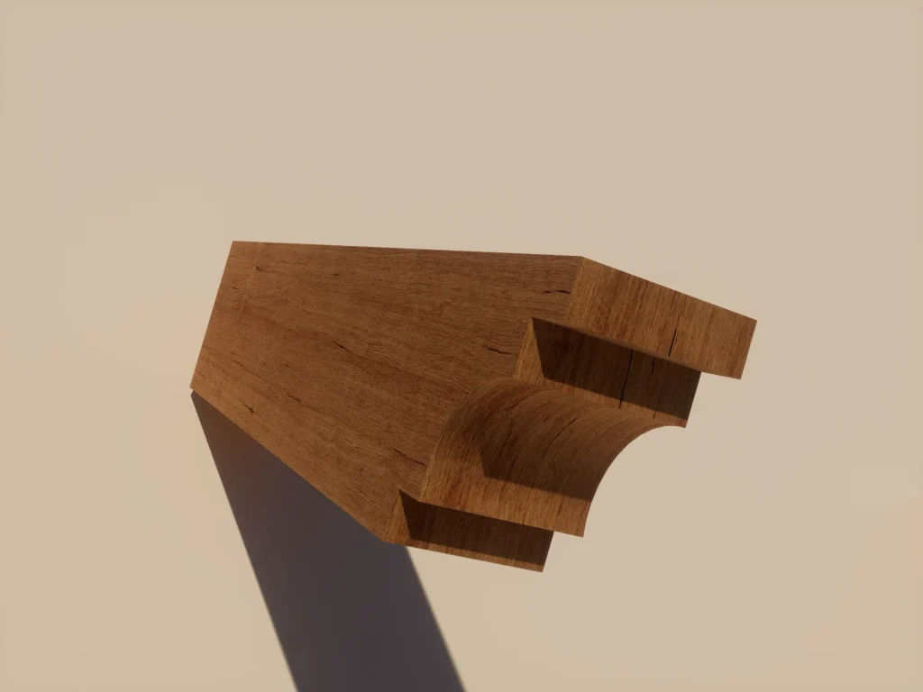 Handcrafted Timber Frame Rafter Tails | Homestead Timber Frames